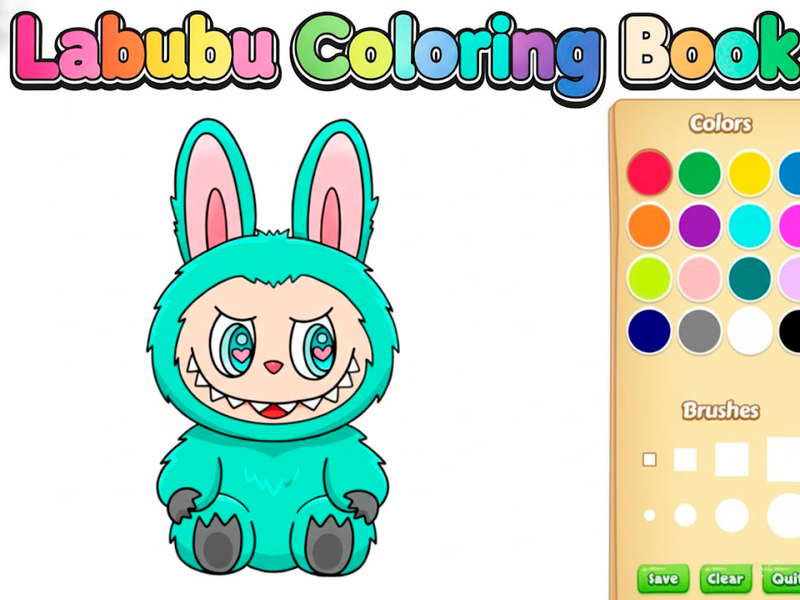 Libro da colorare di Labubu 🕹️ Gioca online su Sgames
