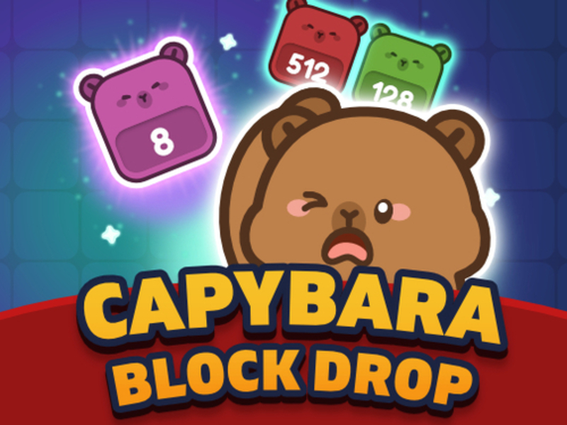 Capybara Block Drop 🕹️ Gioca online su Sgames