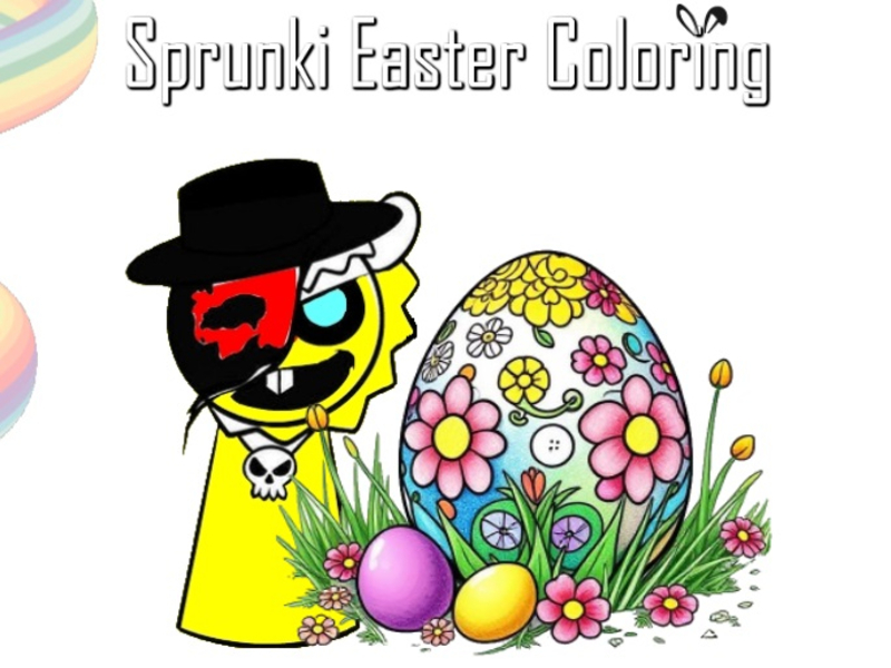 Sprunki Pasqua Coloring 🕹️ Gioca online su Sgames